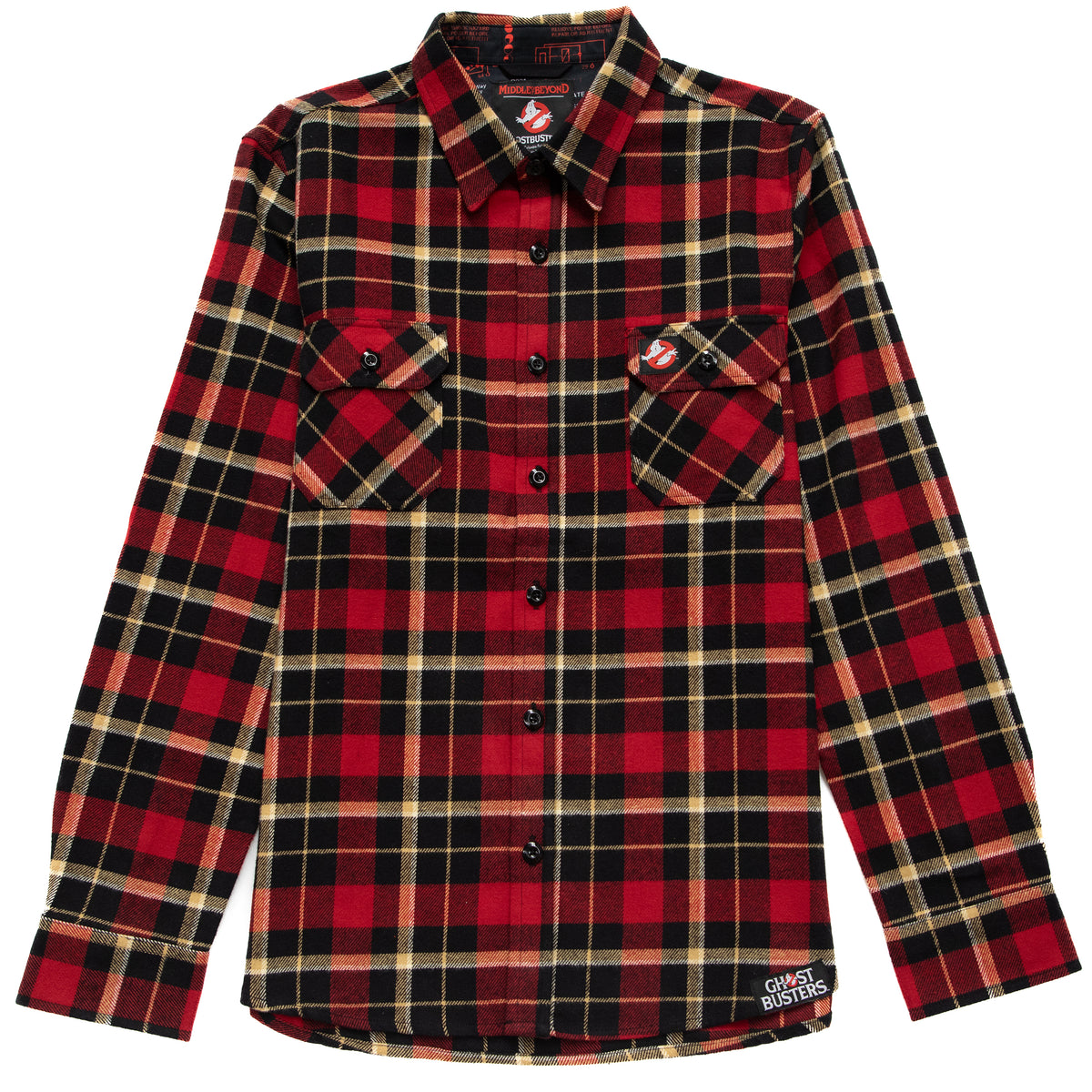 Ghostbusters No Ghosts Flannel – Middle of Beyond