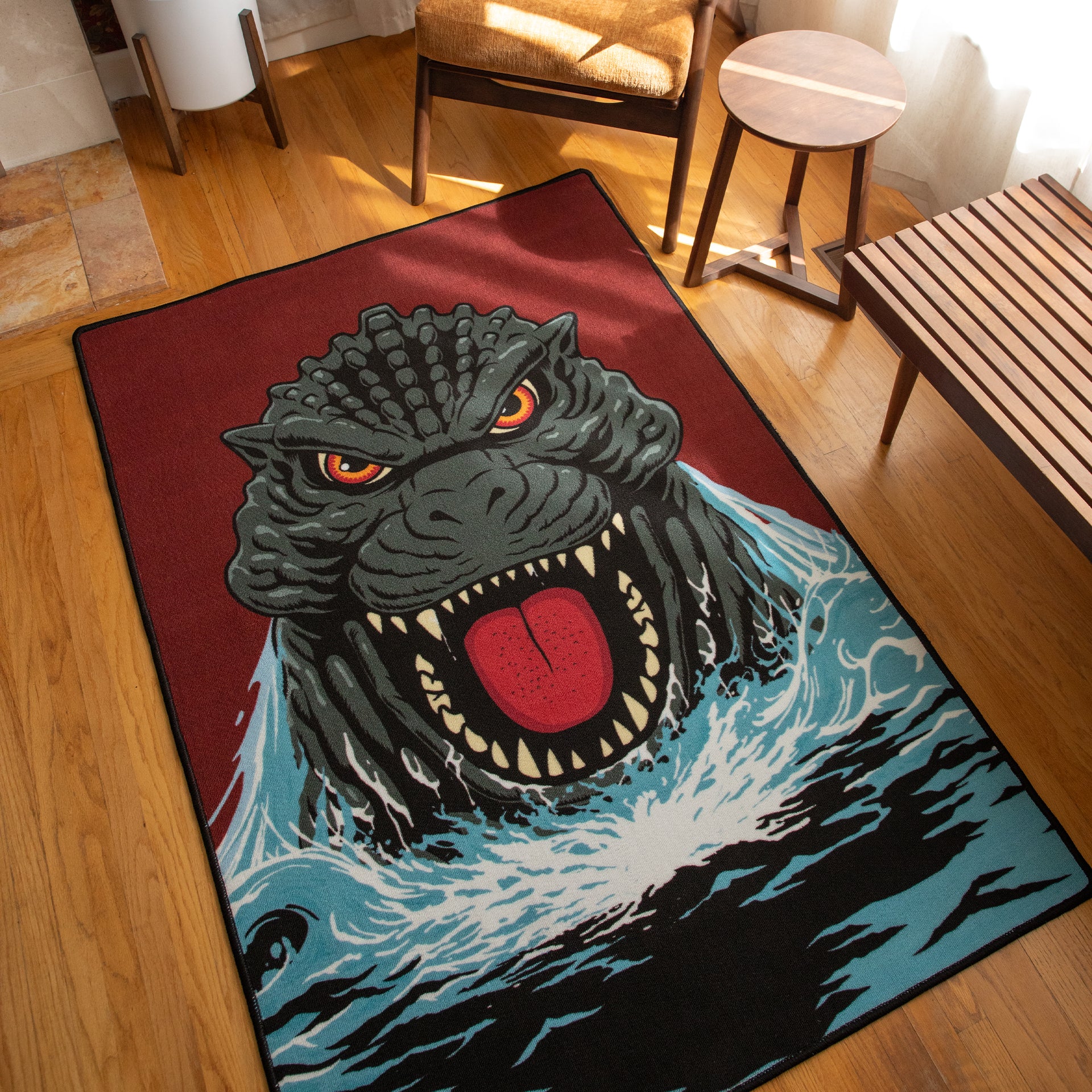 Godzilla Emerges Rug – Middle of Beyond